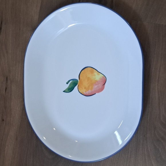 Corelle | Dining | Corelle Fruit Basket Serving Platter Apple | Poshmark